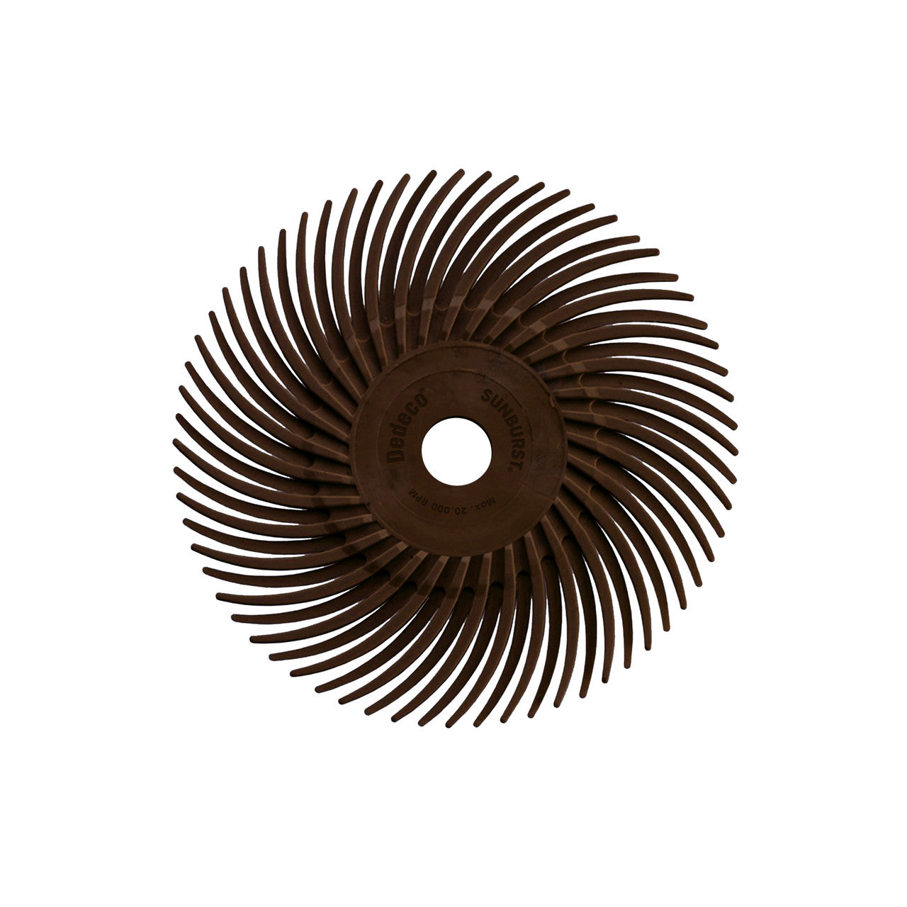 Dedeco® SUNBURST® Radial Discs - 3" (3/8" Center Hole) - 36 grit (Pkg ...