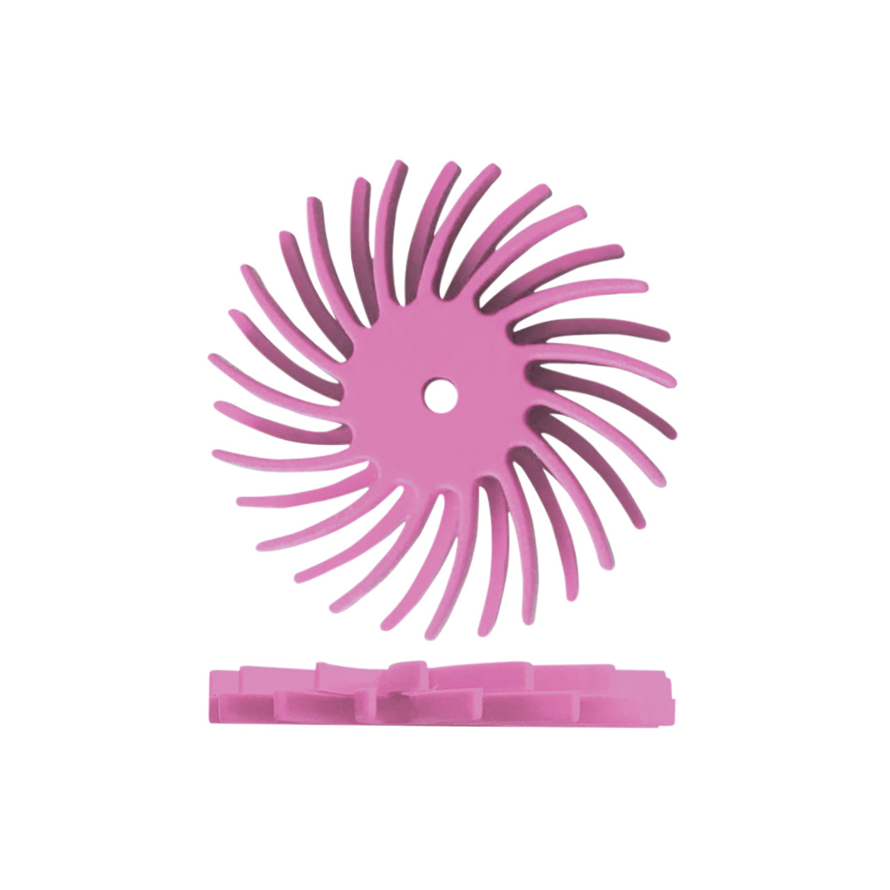 Dedeco® SUNBURST® Dual Radial Discs - 7/8"Pink, 600 grit (Pkg. of 48 ...