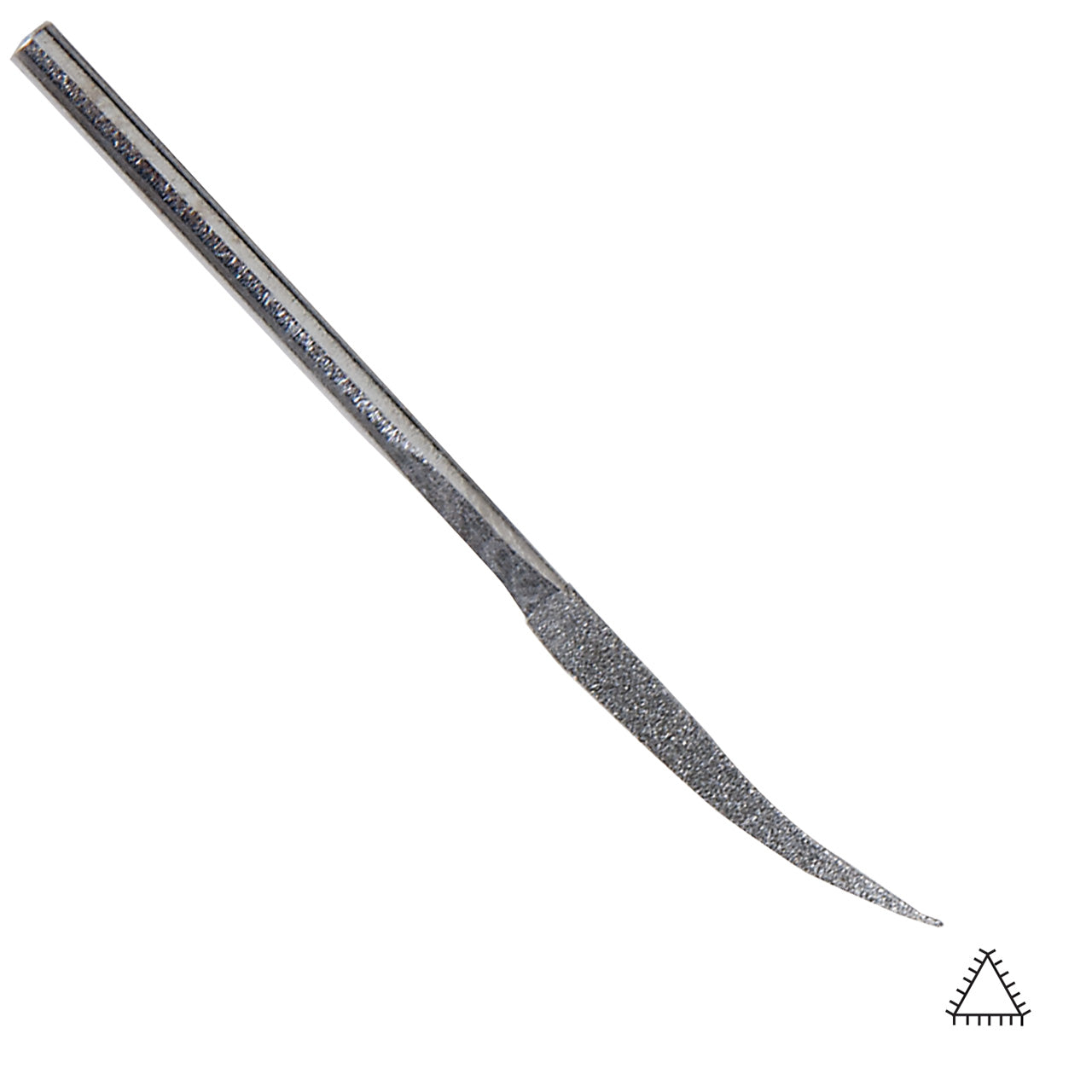 Diamond Riffler Poli Files, 150 Grit - Three-Square, 2.5mm | Gesswein