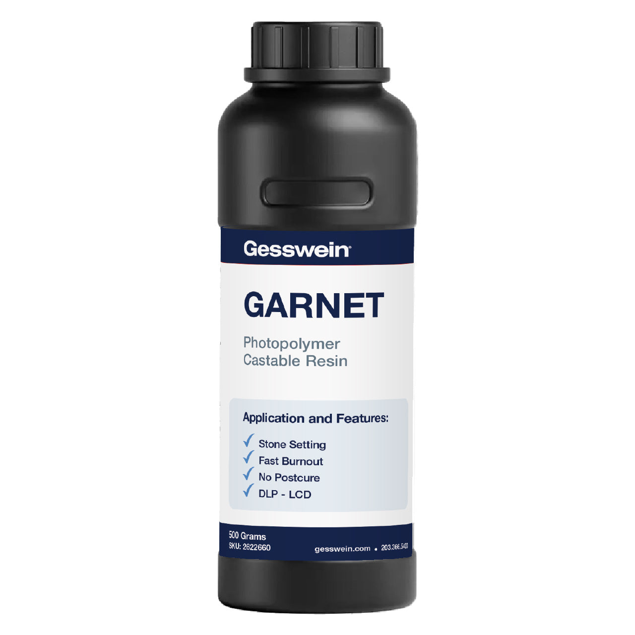 Garnet Red Castable 3D Printer Resin | Gesswein
