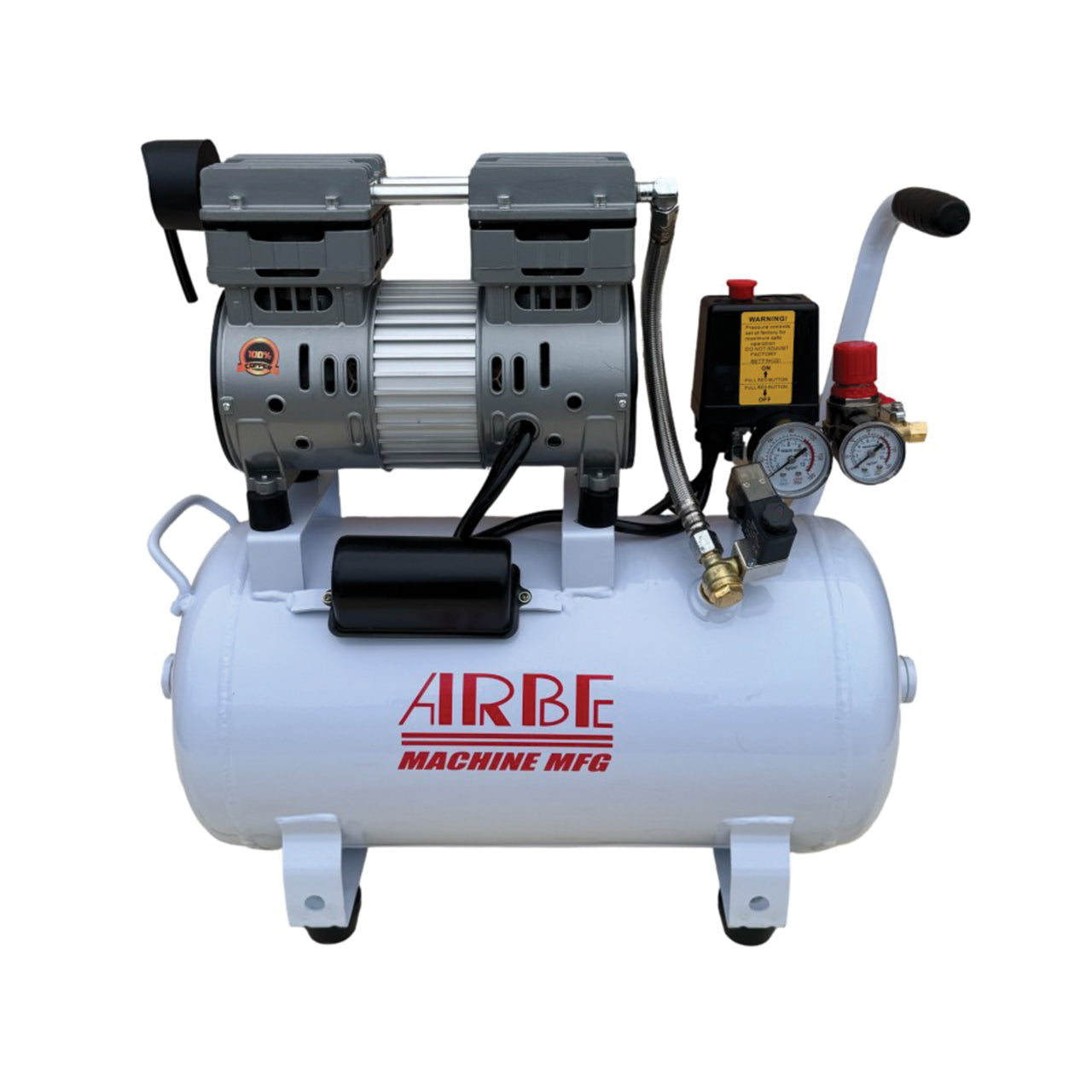 Arbe 6 Gallon Oil-Free Space Saving Air Compressor - 1 HP | Gesswein