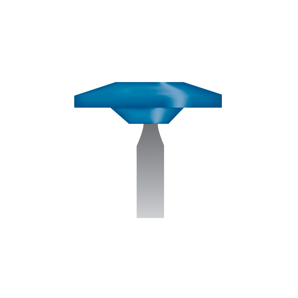 B72 Blue Mounted Points 3mm Shank (Pkg of 200) – Gesswein