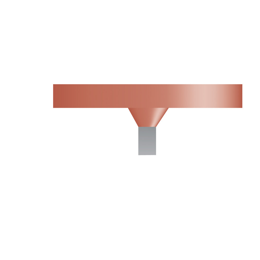 W215 Red Mounted Points 1/8" Shank (Pkg of 24) – Gesswein