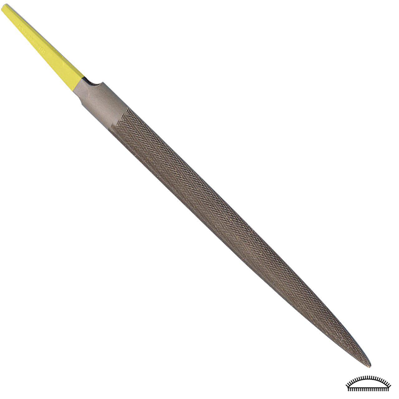 Grobet USA® INOX Hand Files for Hard Metals - Half Round, Cut 2 | Gesswein
