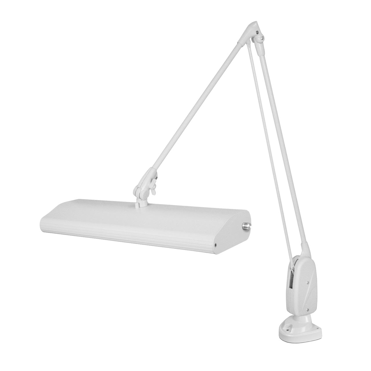 Dazor® Lumilus LED 41" White Clamp Style Lamp – Gesswein