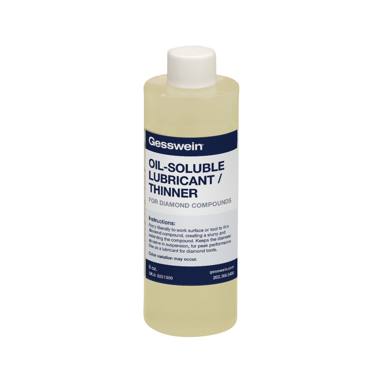 Lubricant/Thinner - Oil-Soluble, 8 oz. Bottle | Gesswein