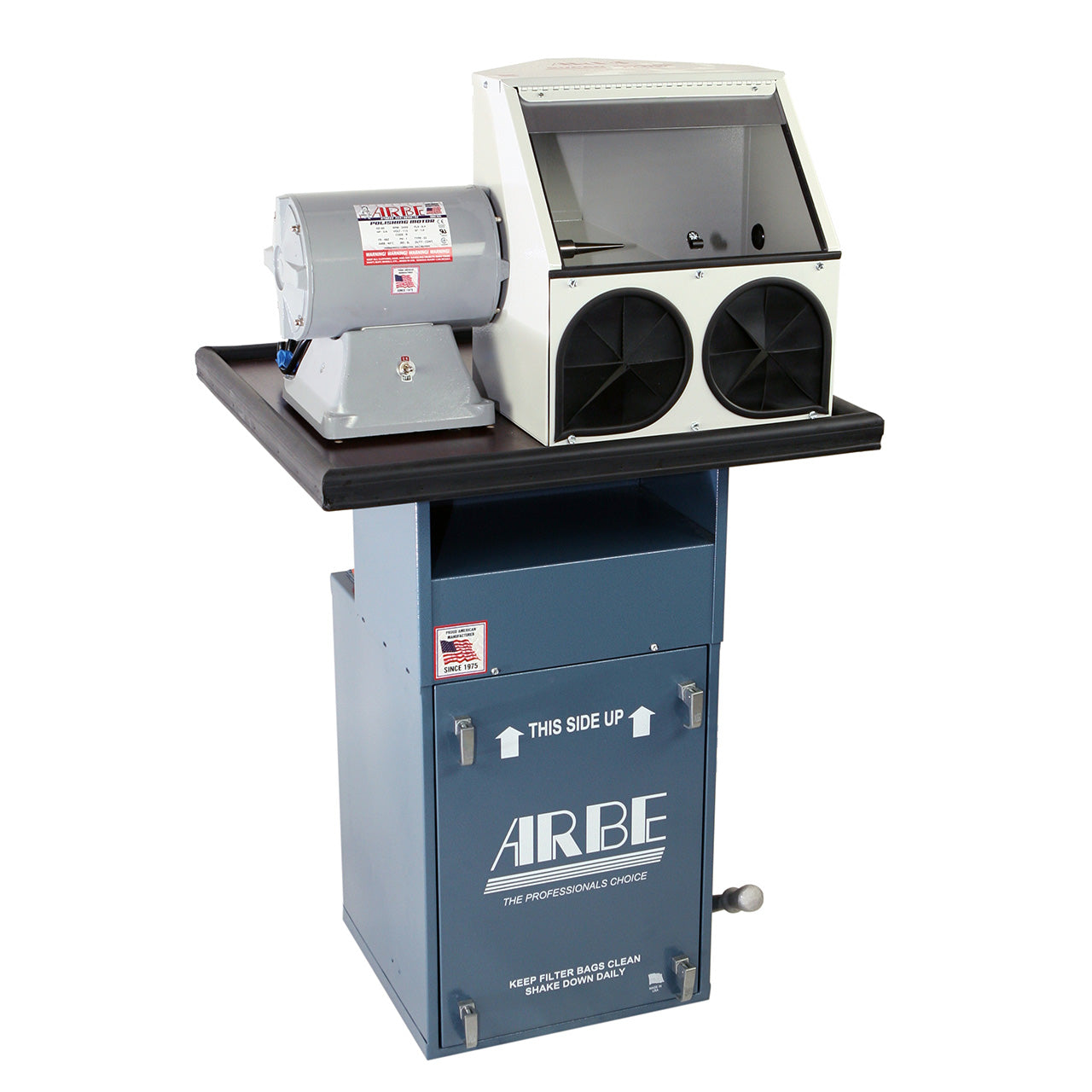 ARBE Closed Mini Single Floor Model Polishing System – Gesswein